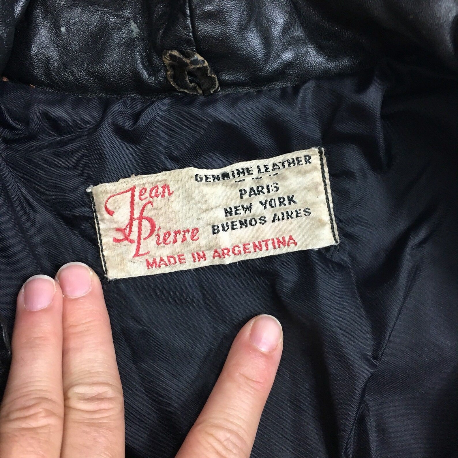 Vintage 1950's Jean Pierre Men 50's DISTRESSED Black - Etsy