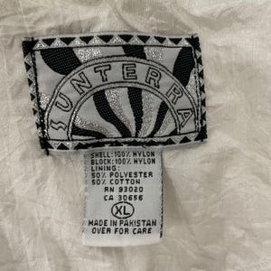 Vintage 80 90's Sunterra Hot PINK White Black COLOR BLOCK Windbreaker ...