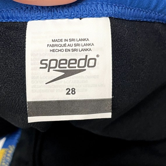 Vintage Speedo Boys Blue Yellow Bikini Swim Suit Comp… - Gem