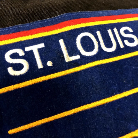 Vtg Jeff Hamilton JH 1994 NHL St Louis Blues Bomber H… - Gem