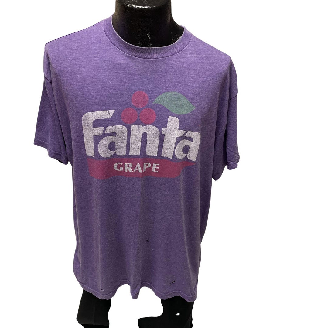 Vintage 80 90’s Coca Cola Purple GRAPE FANTA Ultra Soft Heather ...