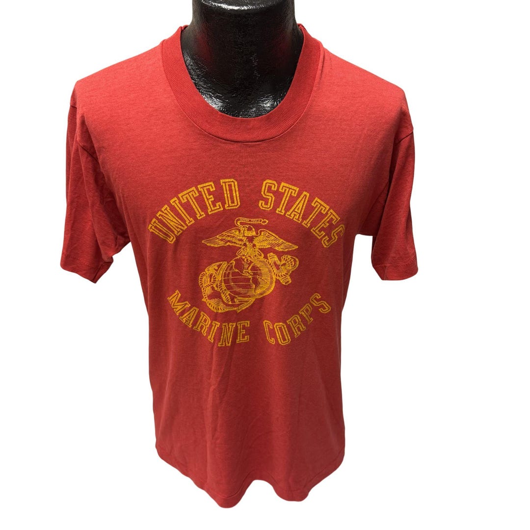 Vintage 80's Screen Stars Best Men's USMC United States MARINE CORPS ...