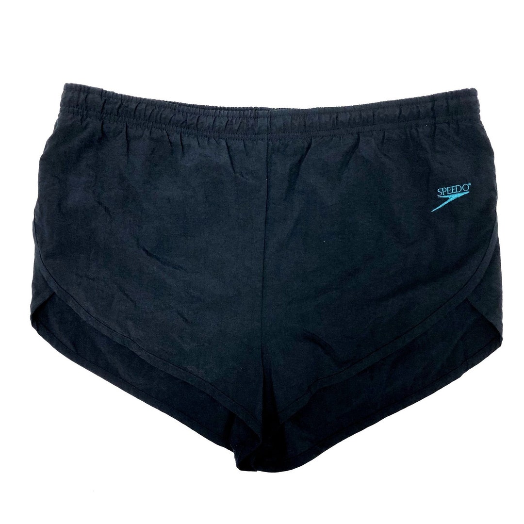 Vtg 90's Speedo Men Navy Blue SPRINTERS Nylon Running Race Athletic ...