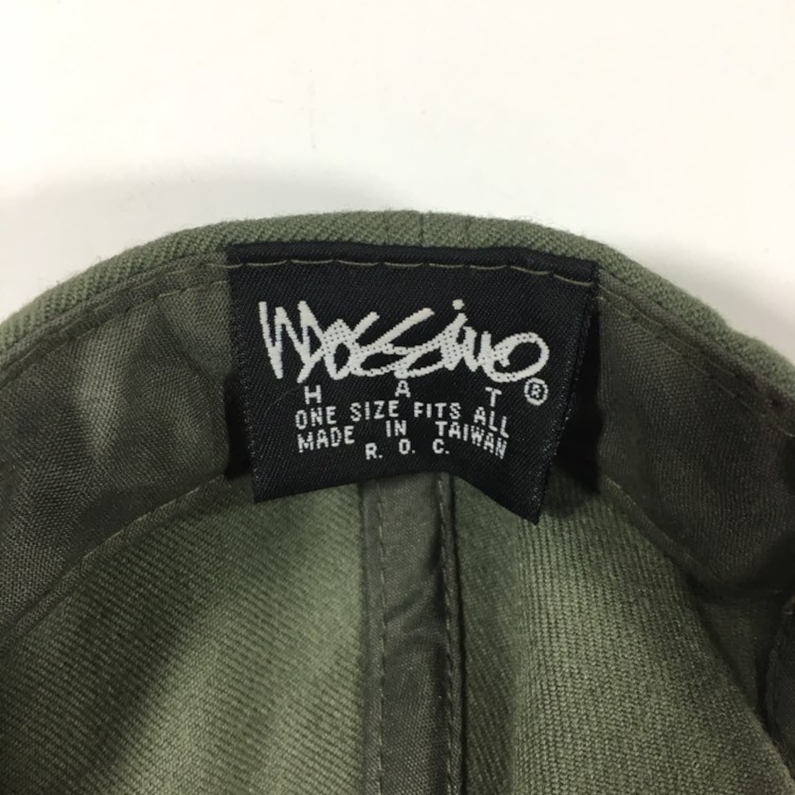 Vintage 90's Mossimo Embroidered Logo SAGE Green Hat Skate Surfer ...