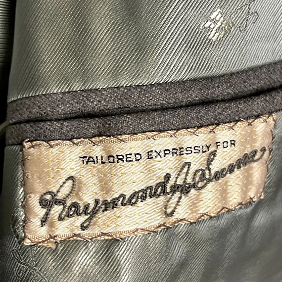 Vintage 70’s Louis Roth BESPOKE Men's Gray Sport Coat… - Gem