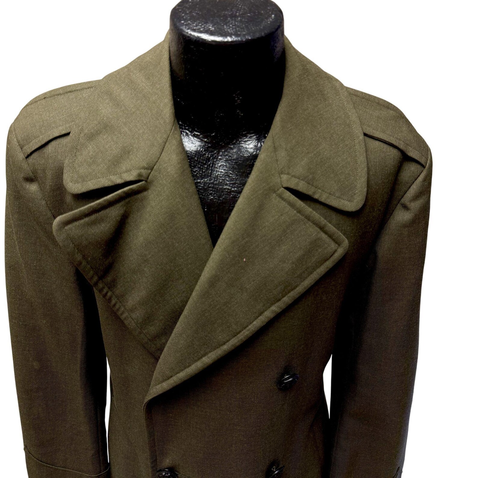 Vintage 60's Viking Clothing VIETNAM Era Military SERGE Green Wool ...