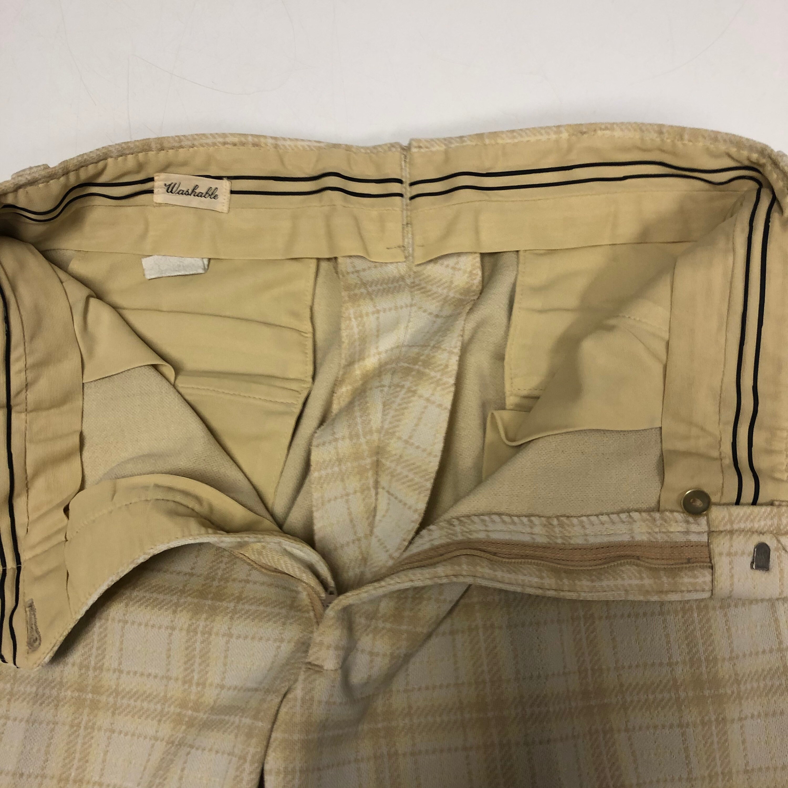 Vintage 70s Mod Yellow STATIC Plaid Hippie Disco Golf Pants - Etsy