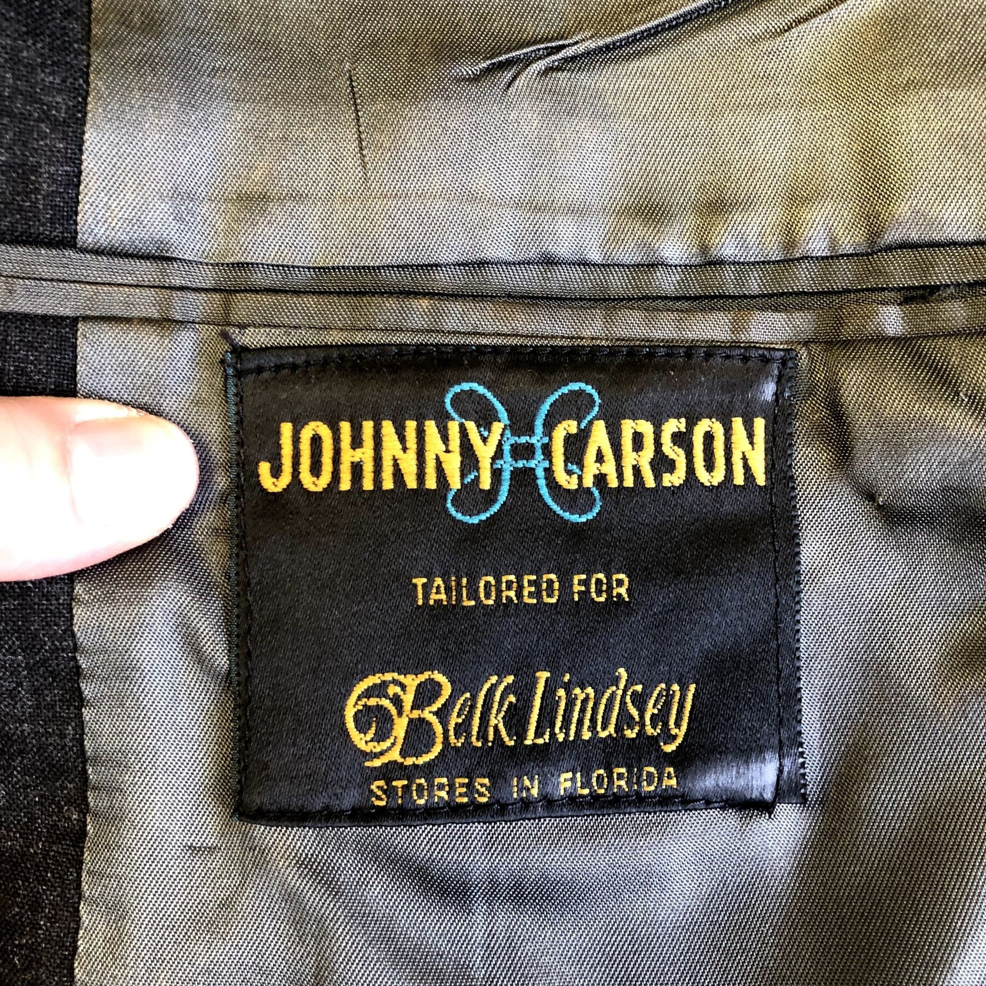 Vintage 60's Johnny Carson Charcoal MOD Sport Coat ATOMIC FLECK Jacket ...