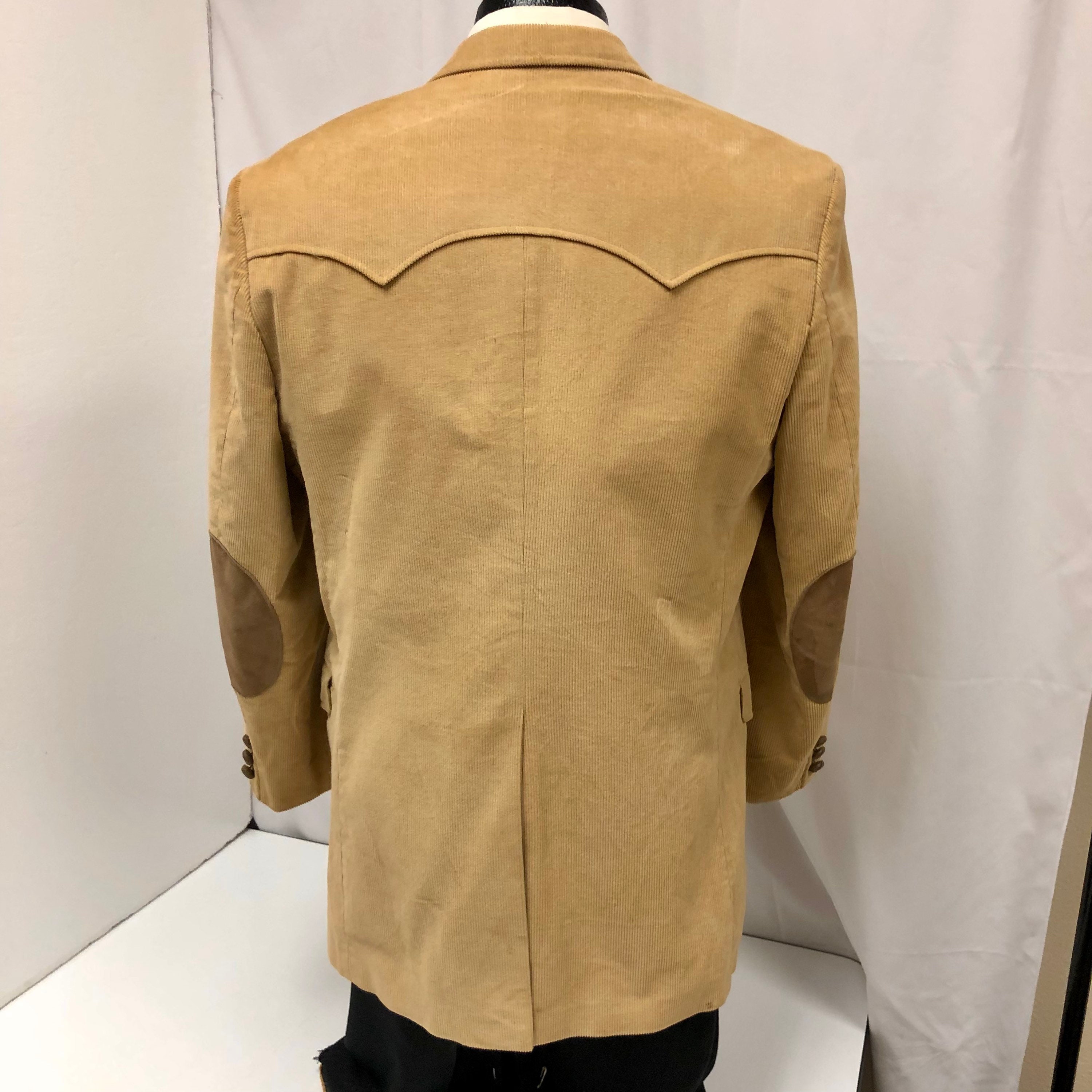 Vintage 70’s CCC Western Men Tan Suede Elbow Patch Sport Coat COWBOY ...