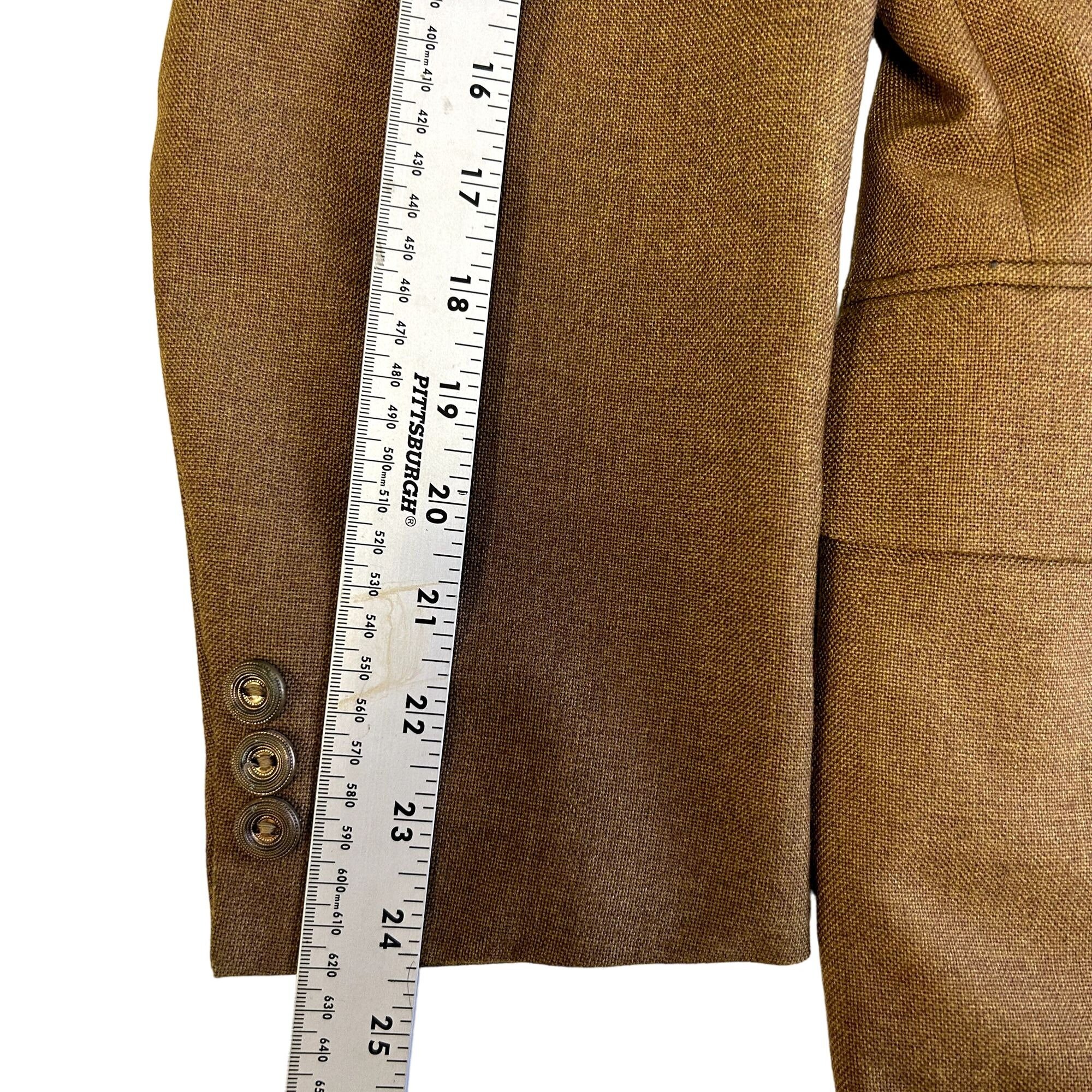 Vintage 40 50's Campus GTO Men's GOLD Brown ROCKABILLY Sport Coat ...