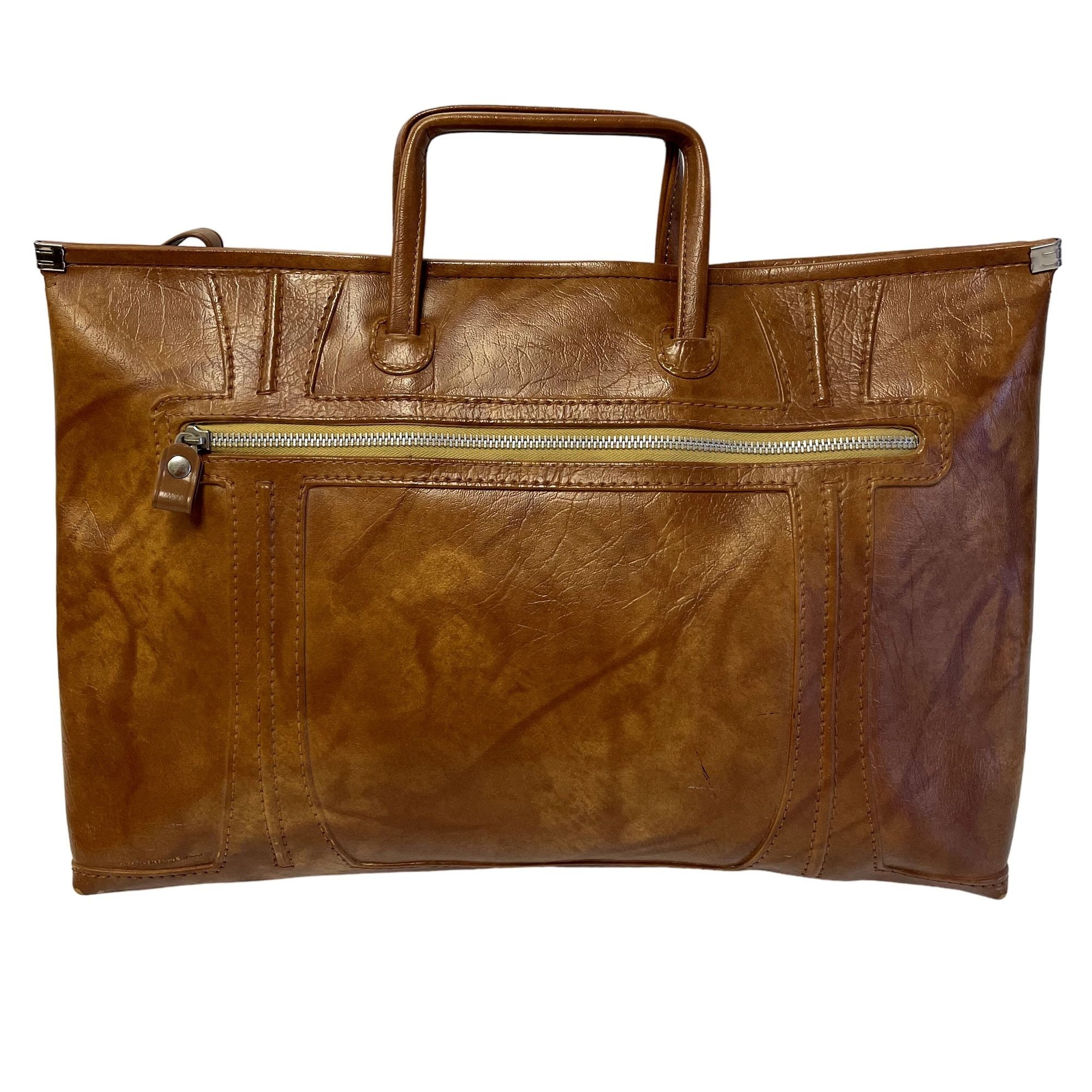Vintage 70's American Tourister Brown MARBLED FAUX Leather Laptop ...
