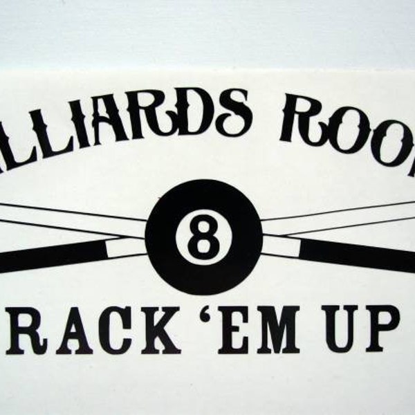 Billiards Decals - Etsy