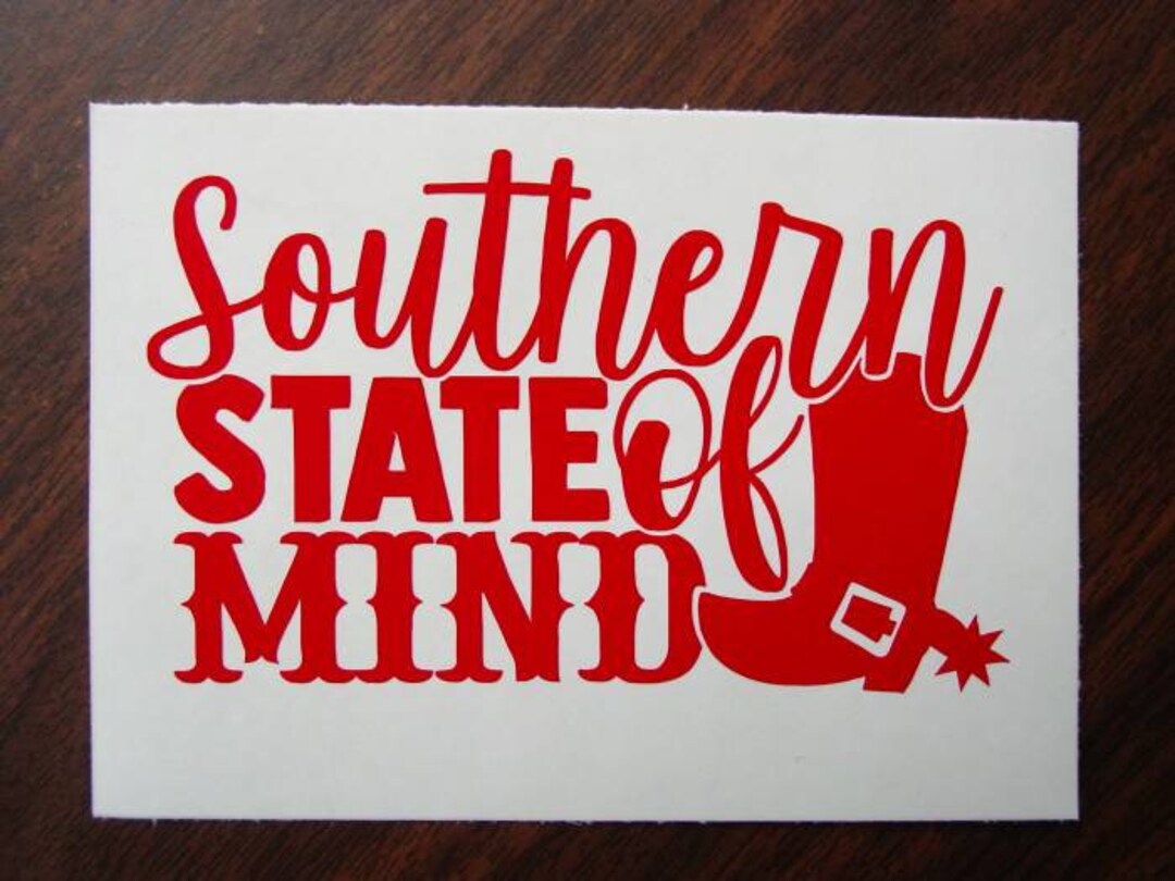 Southern Sticker, Southern Heritage, Vinyl Decal, Southern State, of ...