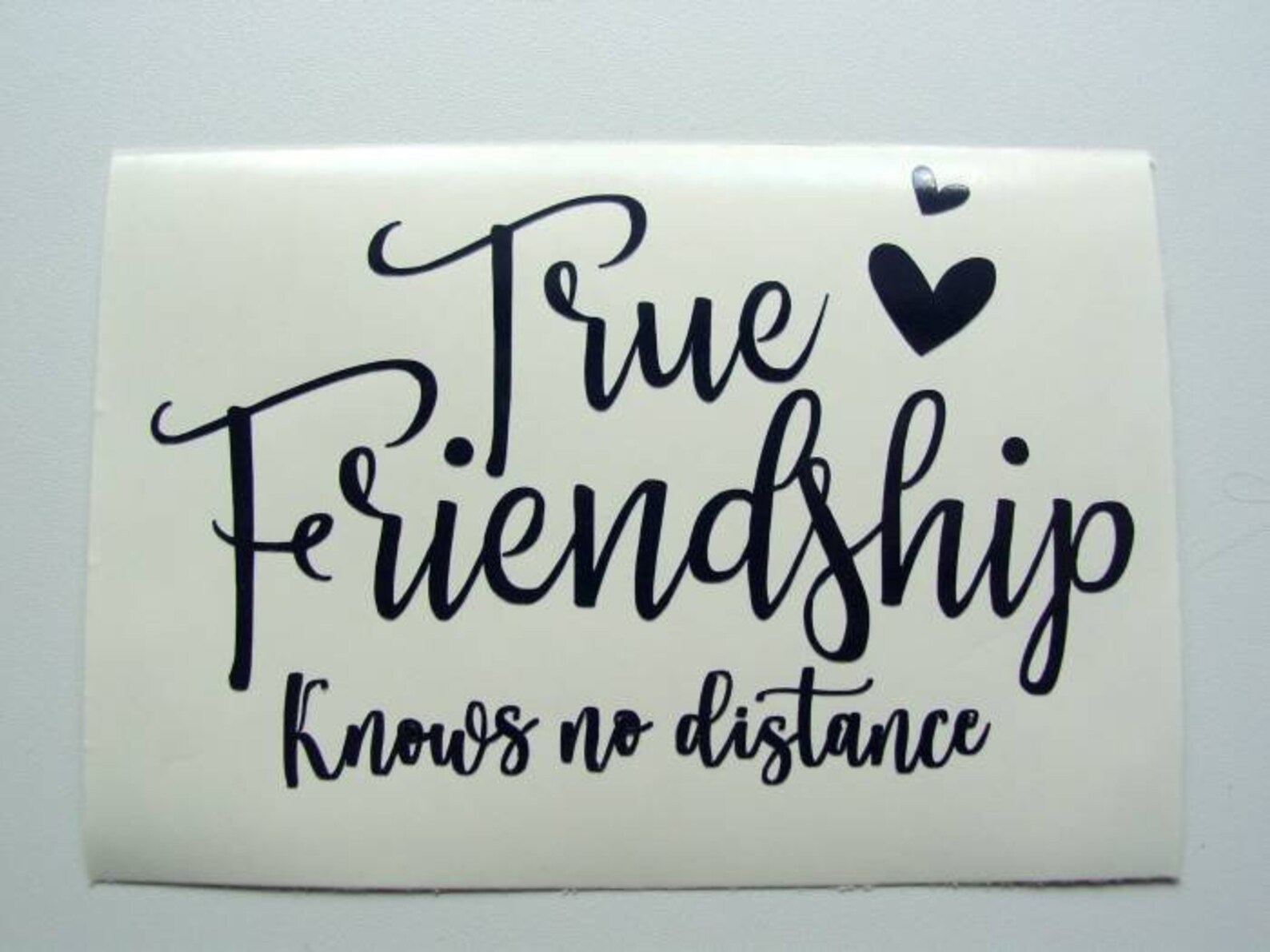 Best Friends Vinyl Sticker Decal, True Friendship, Knows No Distance ...