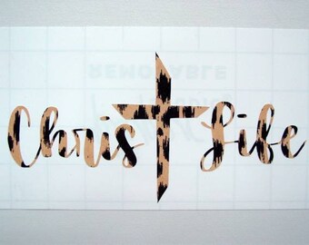 Christ Life Decal - Etsy