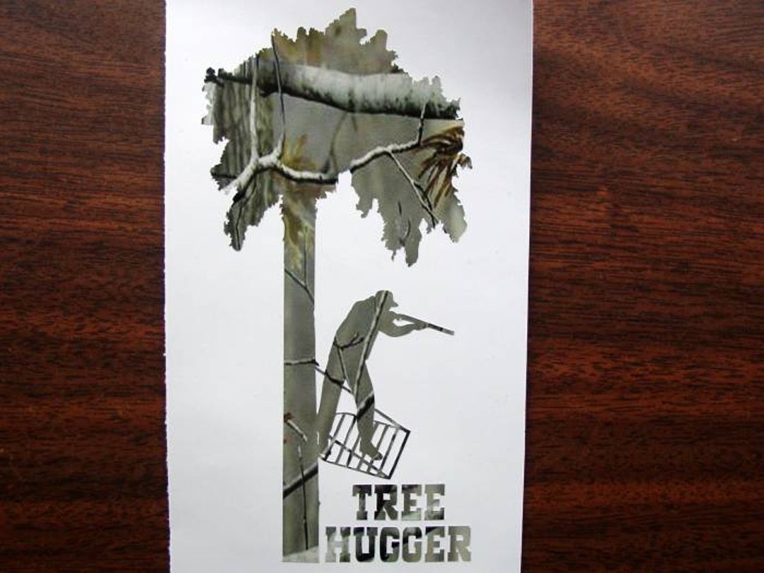 Hunters Vinyl Decal, Hunting Decal, Tree Hugger Decal, Hunting Sticker ...