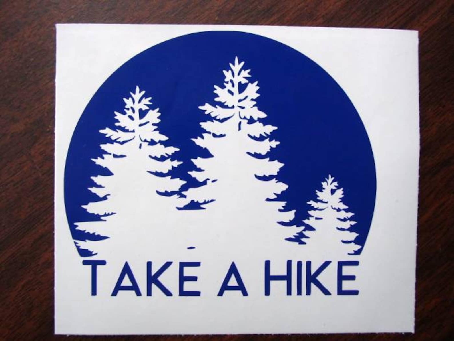 Take A Hike Vinyl Decal Take A Hike Sticker Hiking Sticker | Etsy