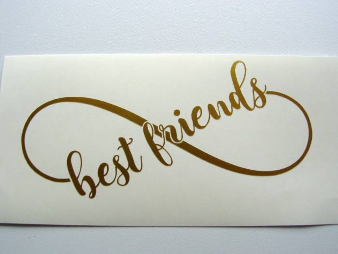 Best Friends Vinyl Sticker Decal, Best Friends Decal, Car Decal, Laptop ...