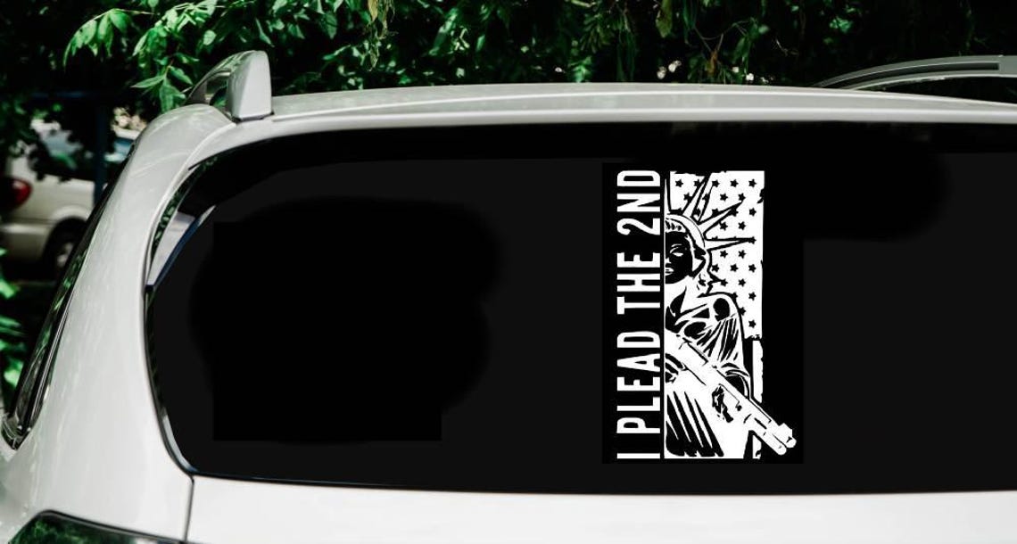 I Plead the 2nd Vinyl Decal, Laptop, Tumbler, 2nd Amendment - Etsy