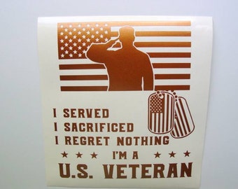I Served Decal - Etsy