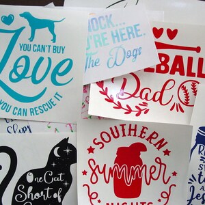 Monogram Decal, Split Name Monogram Sticker, Vinyl Decal, Personalized ...