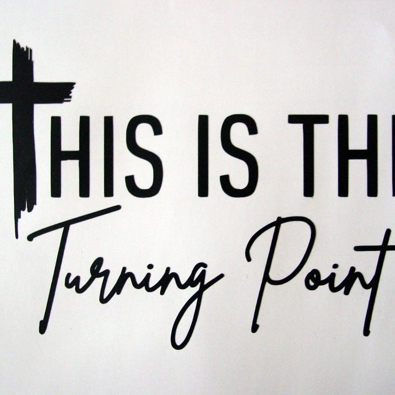 Turning Point Decal - Etsy