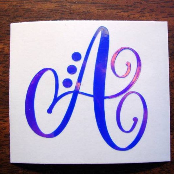 Fancy Letters Decal - Etsy