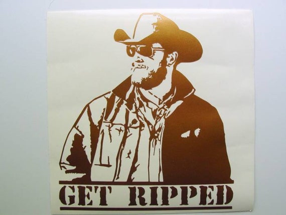 Rip Decal Get Ripped Decal Sticker Vinyl Decal Yeti Tumbler | Etsy