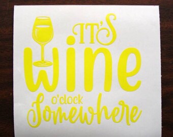 Wine Glasses Champagne Alcohol Drink Decal Car Decal - Etsy