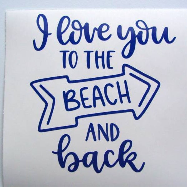 I Love the Beach - Etsy