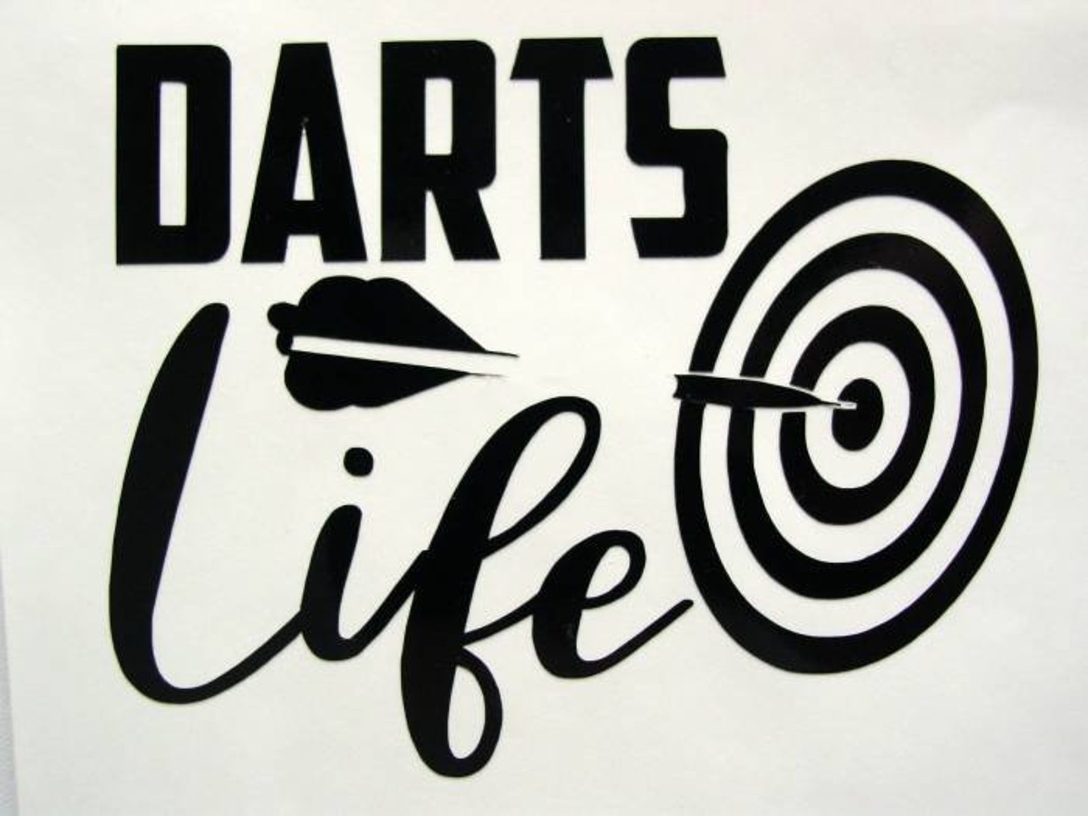 Dart Vinyl Decal Dart Sticker Dart Player Decal Sports | Etsy
