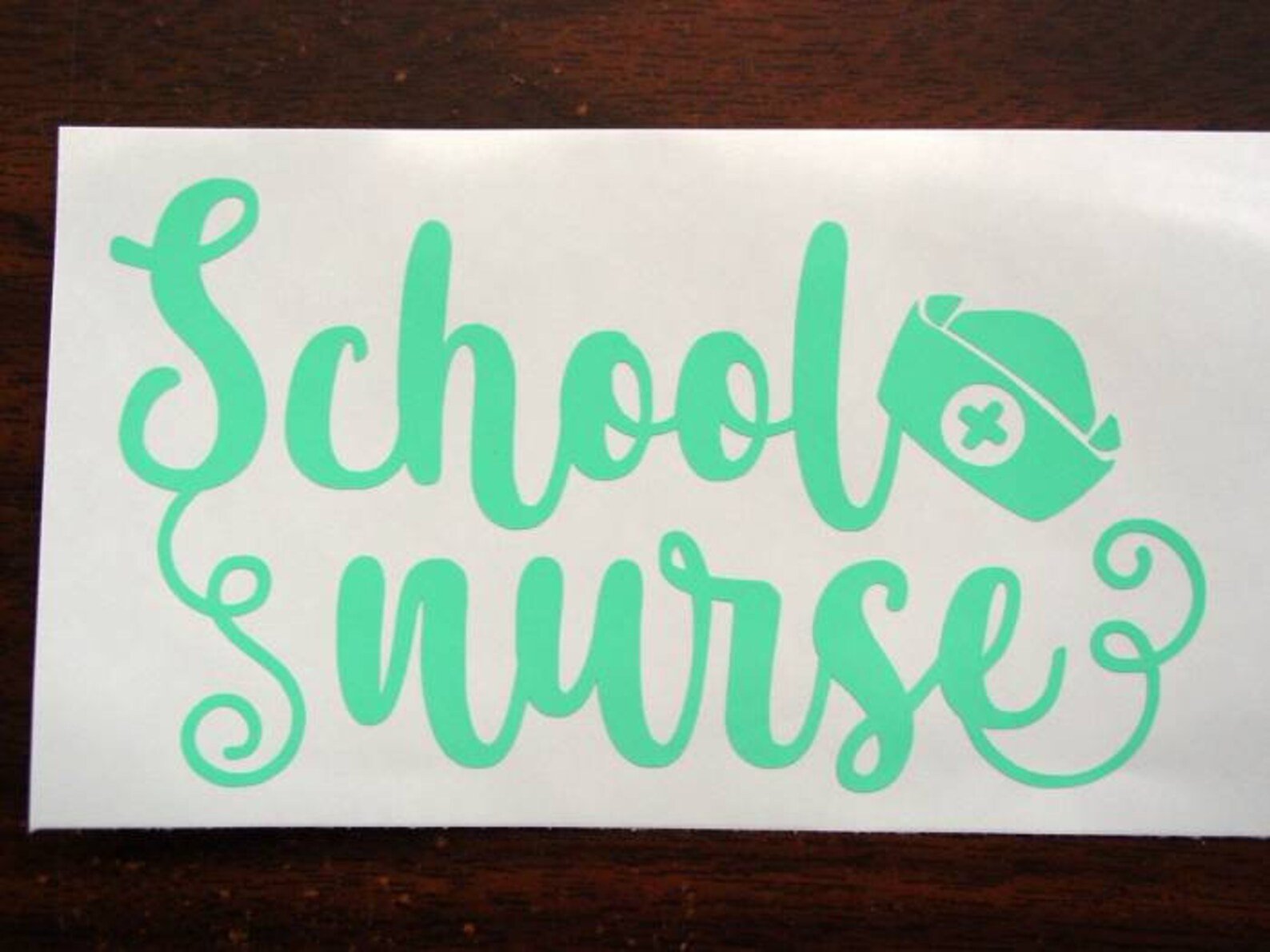 School Nurse Vinyl Decal Nurse Decal Car Decal Laptop - Etsy