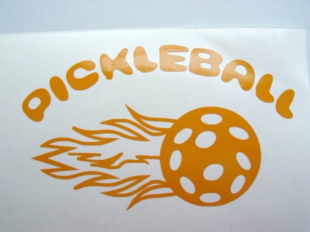 Pickleball Vinyl Decal, Pickleball Sticker, Pickleball Player Decal ...