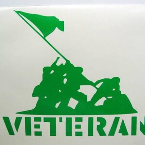 Veteran Decal Sticker, Military Decal, Military Sticker, Laptop Decal ...