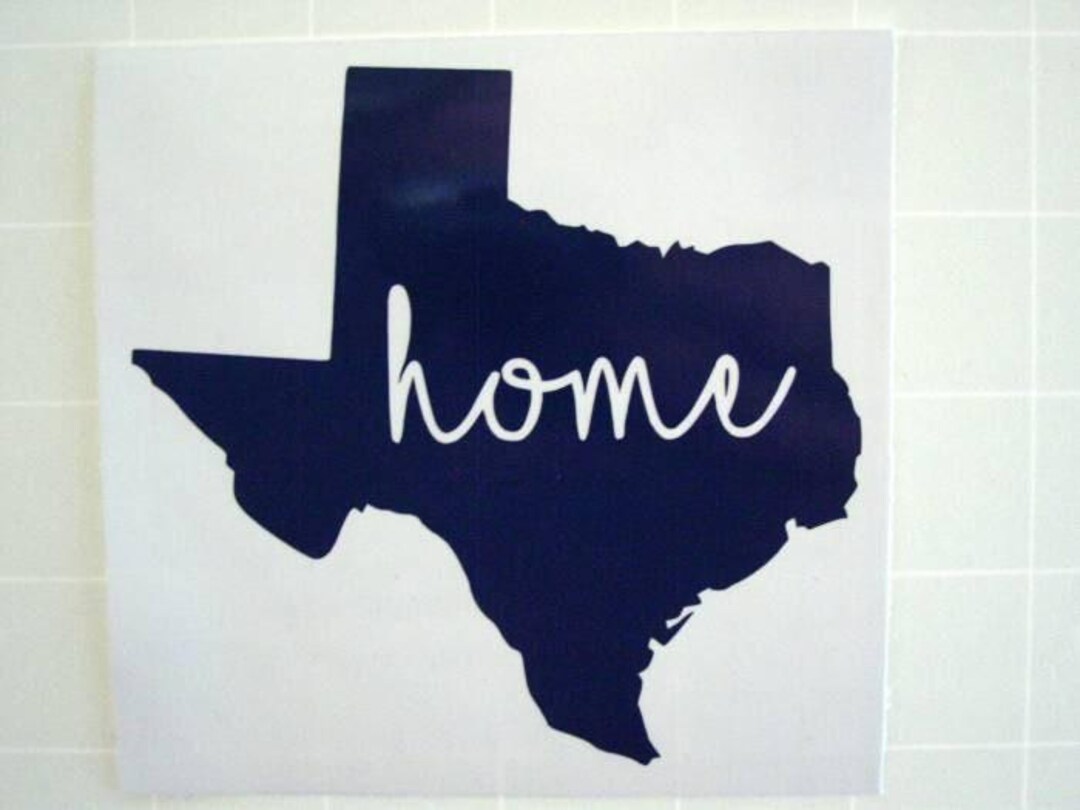 Texas Decal, Texas Sticker, Texas Home Sticker, Car Decal, Laptop Decal ...
