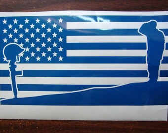 Fallen Soldier Decal - Etsy
