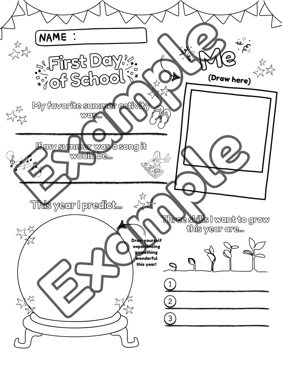 First and Last Day of School Bundle - Etsy