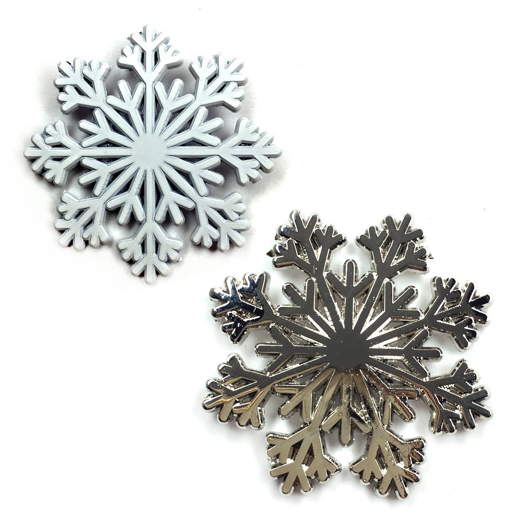 Snowflake Enamel Pin for Backpack, Pin for Bag, Pin for Purse, Pin for ...