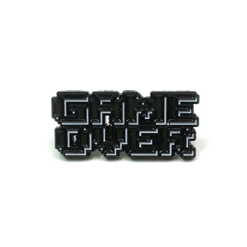 Game Over Enamel Pin – 1" - Etsy