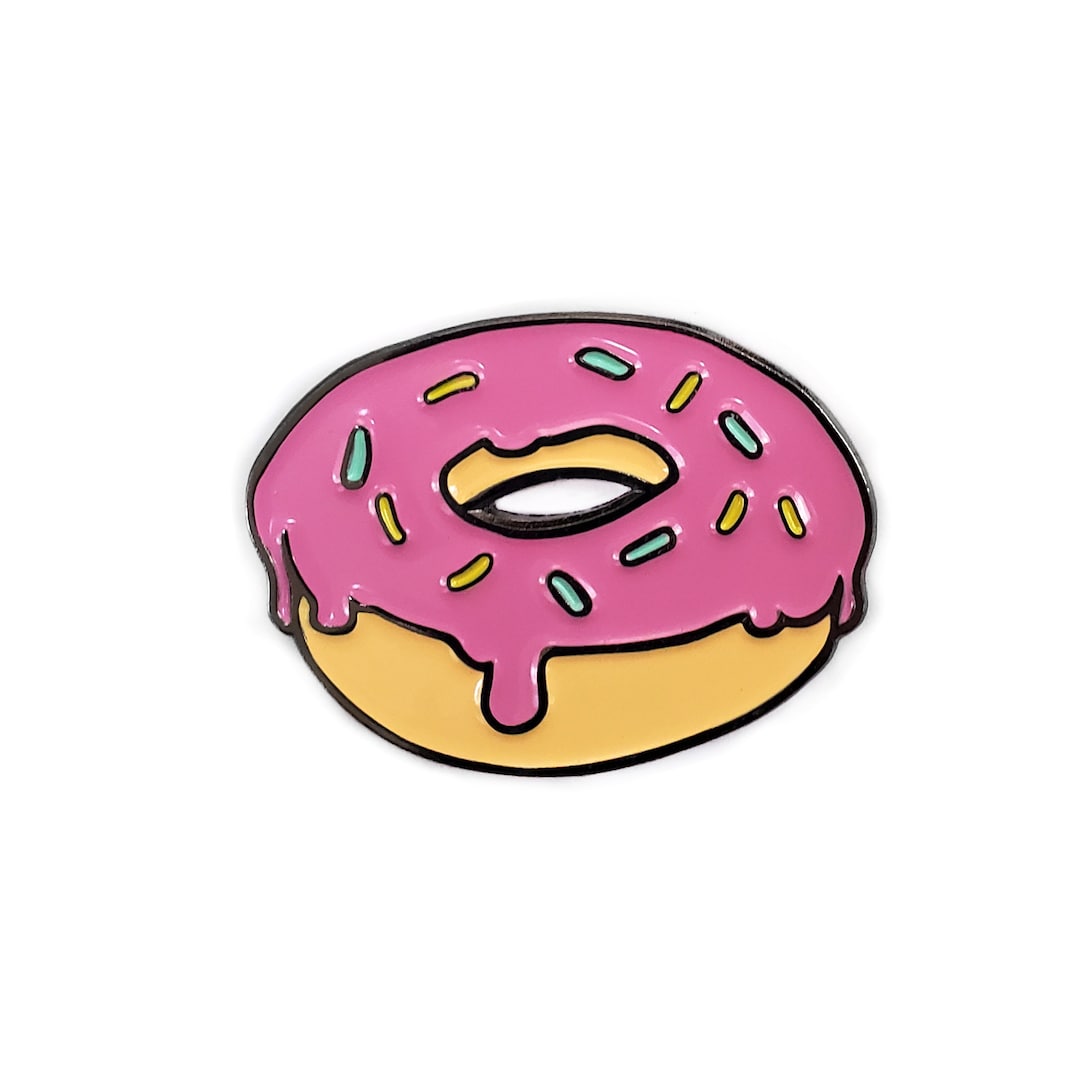 Pink Donut Refrigerator Magnet - Fridge Magnets for Kitchen Decor, Cute ...