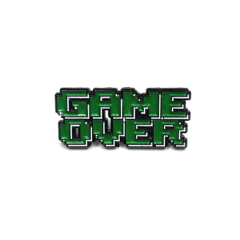 Game Over Enamel Pin – 1" - Etsy