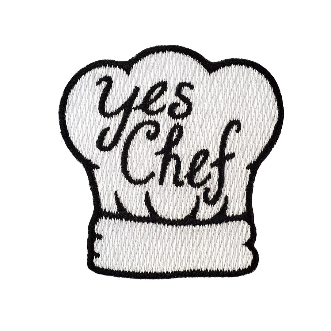 Yes Chef Culinary Patch - Hook and Loop or Iron on Patch for Backpack, Hat, Morale Patch ...