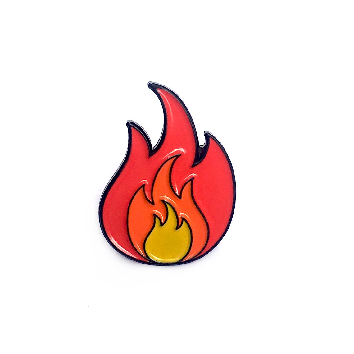 Fire Emoji Enamel Pin for Fitted Hats Pin for Bag Pin for - Etsy