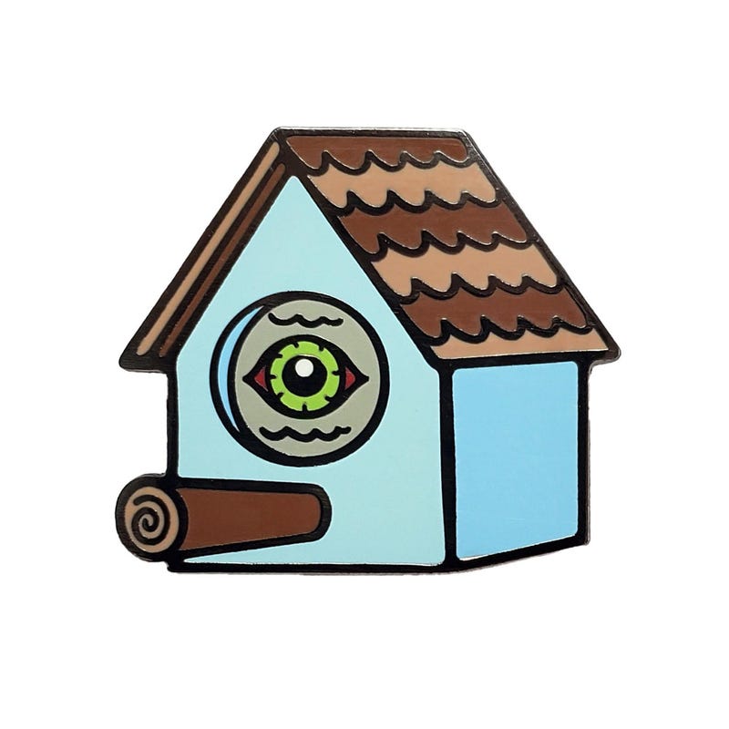 Birdhouse Brooches - Etsy