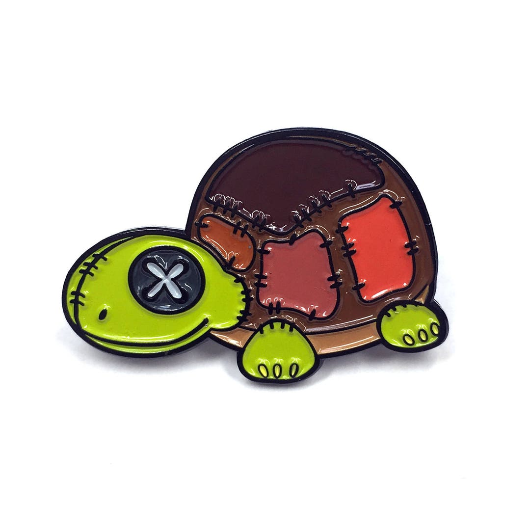 Turtle Enamel Pin for Backpack, Pin for Bag, Pin for Purse, Pin for ...