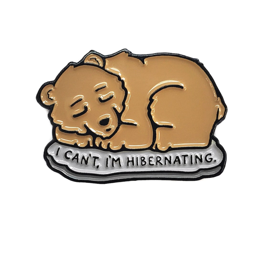Hibernating Bear Golf Ball Marker With Magnetic Hat Clip - Golf Gift ...