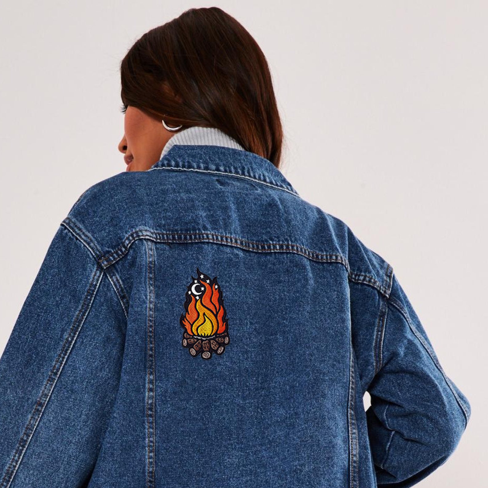 Campfire Patch Fire Morale Patch Hook and Loop Patch for - Etsy