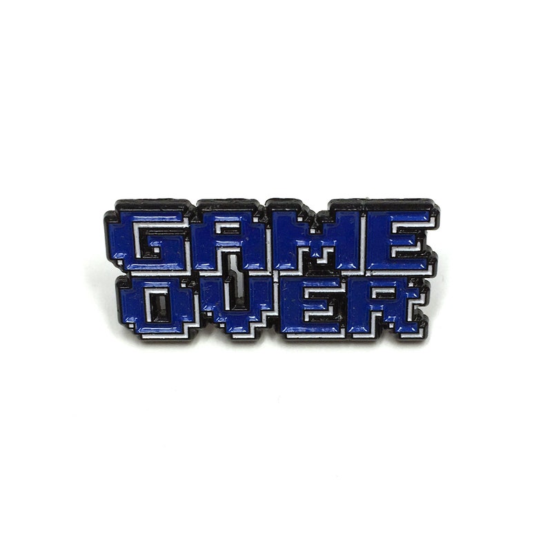 Game Over Enamel Pin – 1" - Etsy