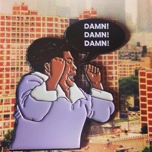 DAMN! - Soft Enamel Pin - Etsy
