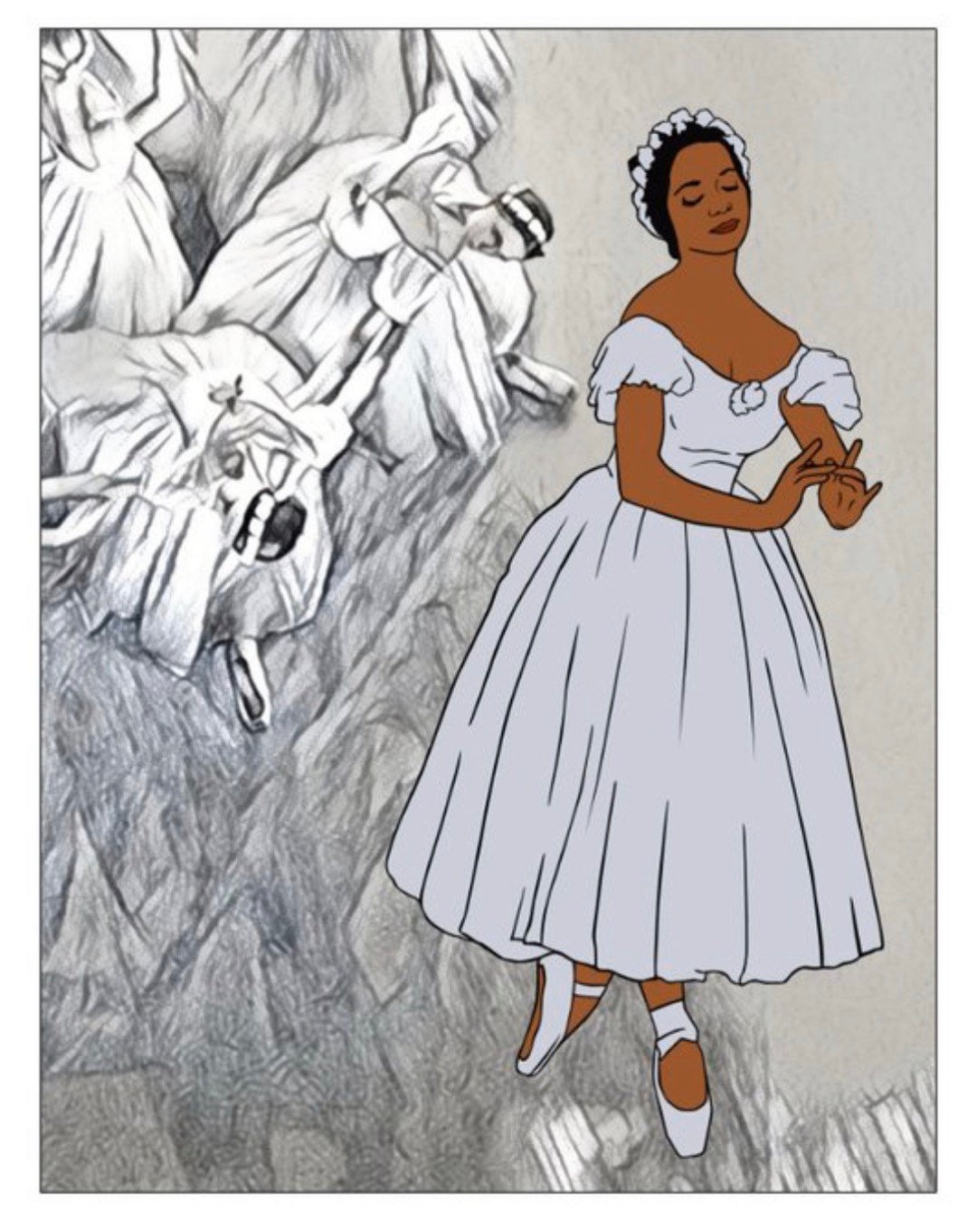 Raven Wilkinson Ballerina - Blank Greeting Card 5.5" X 4" - Etsy